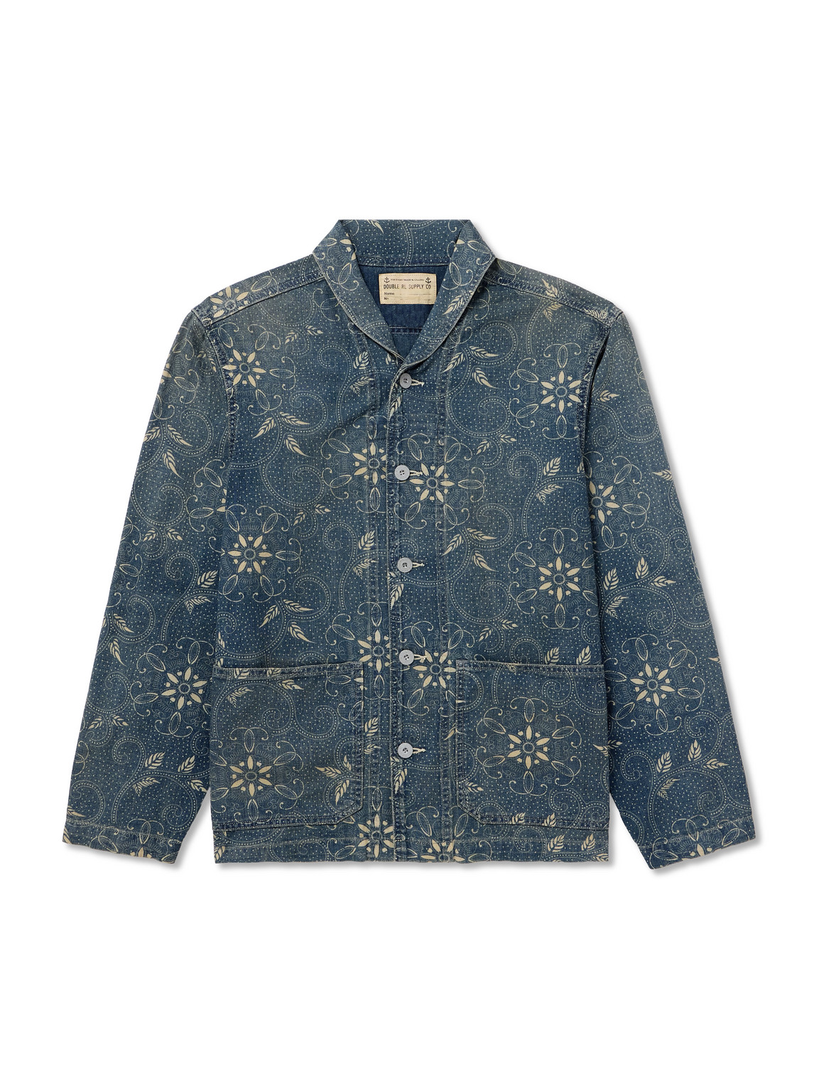 Andersson Bell Wilson Printed Tyvek Jacket In Blue - 40% Off