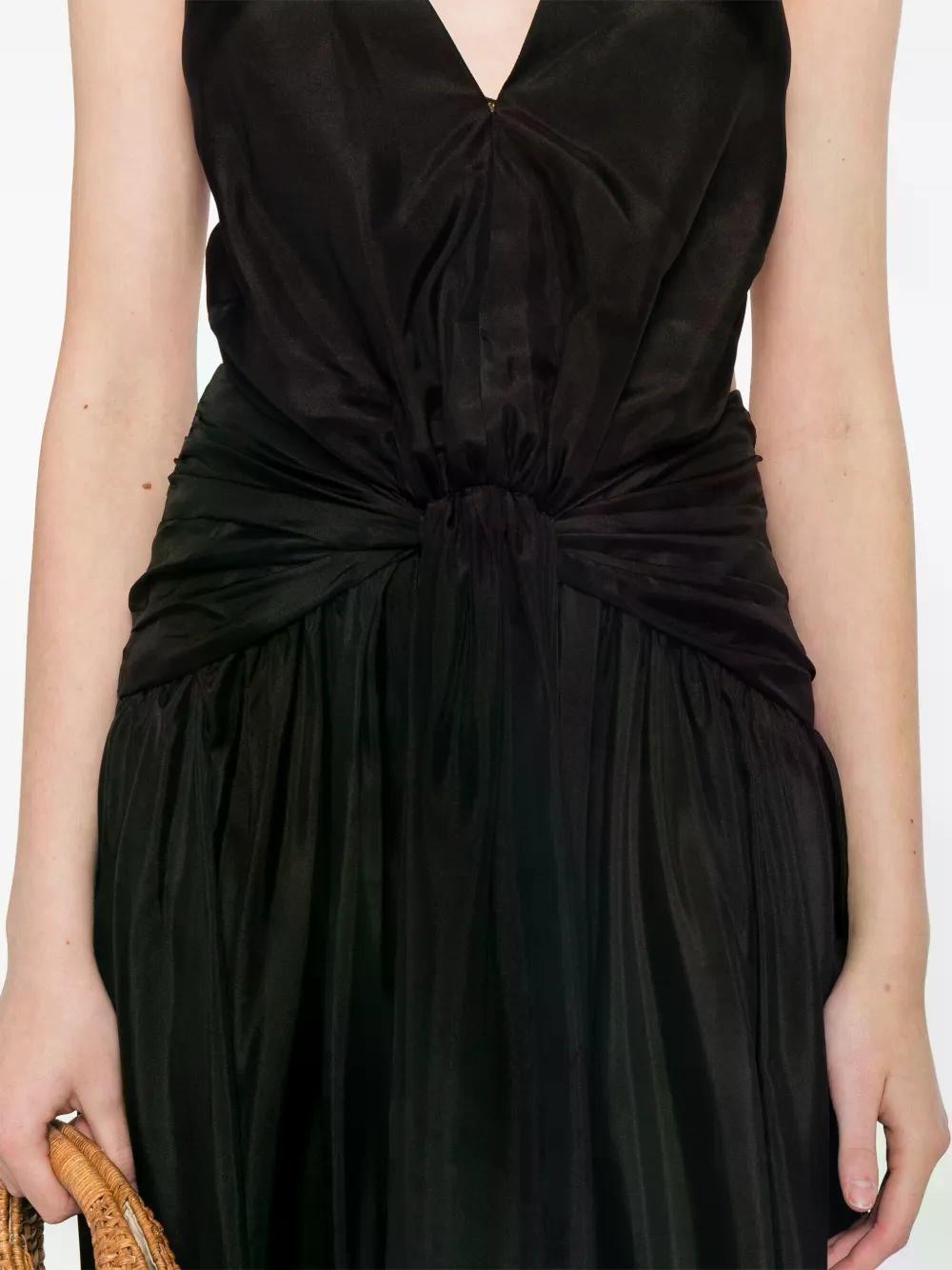 ralph lauren rhiannon georgette evening dress Ralph Lauren Collection Rhiannon Ruffle Silk Gown