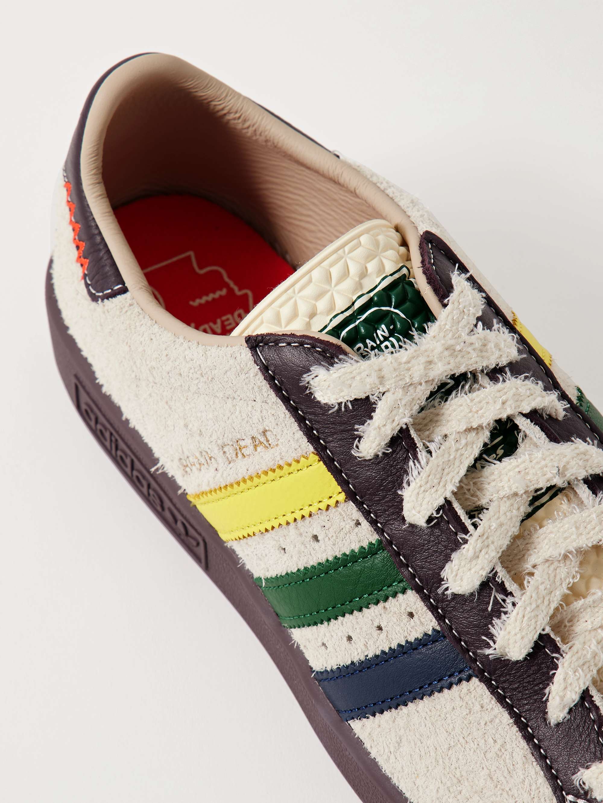 Adidas Originals By Alexander Wang Brain Dead Forest Hills Leather-Trimmed  Sneakers - Neutrals | Editorialist