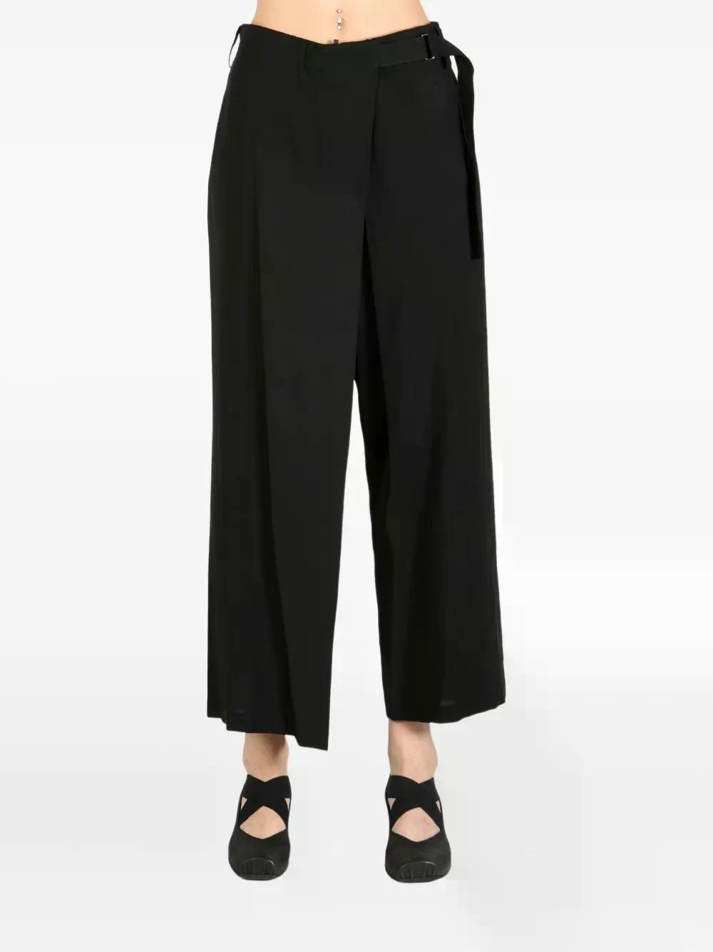 YOHJI YAMAMOTO Wrap-Design Trousers
