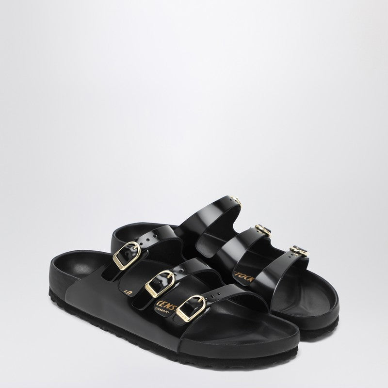 Buy BIRKENSTOCK Florida Buckle Slides - Black At 17% Off