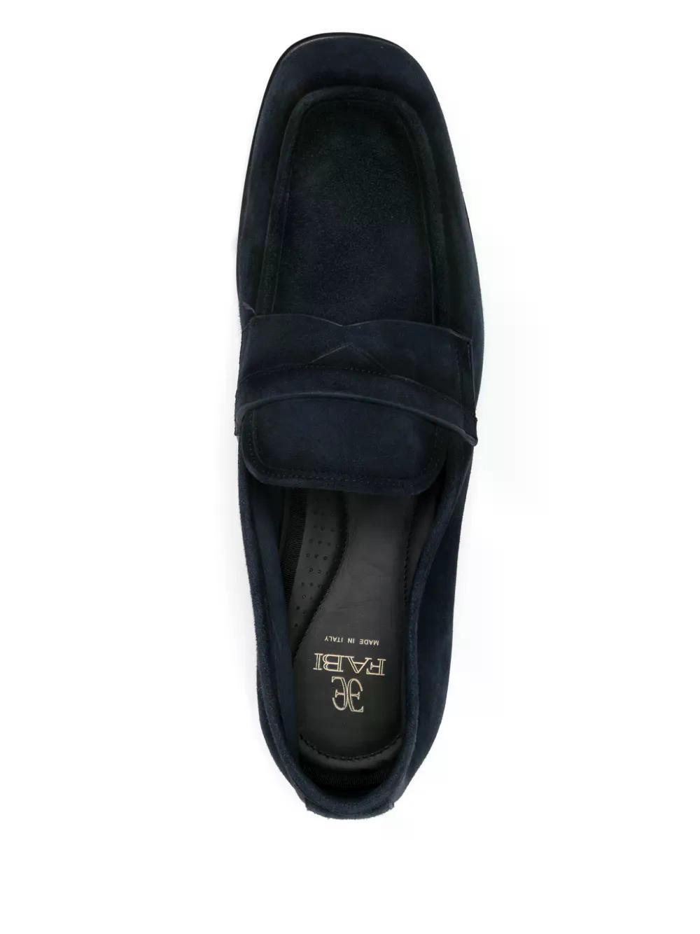 Fabi Suede Loafers In Blue - 26% Off | Editorialist display picture 1
