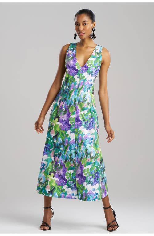 NATORI Ayame V-Neck Maxi Dress