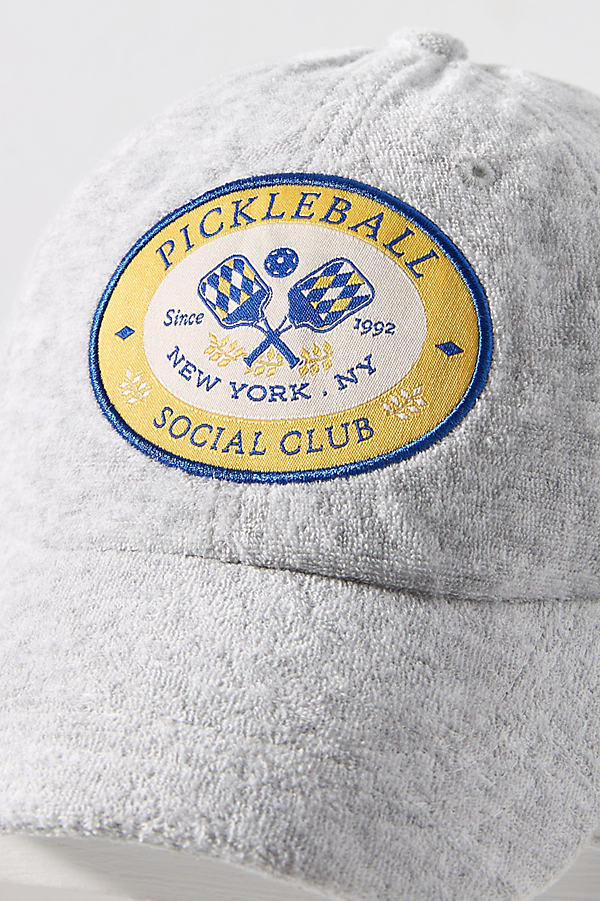 Anthropologie Cotton Baseball Cap In White Villa Dolce - 66  display picture 2