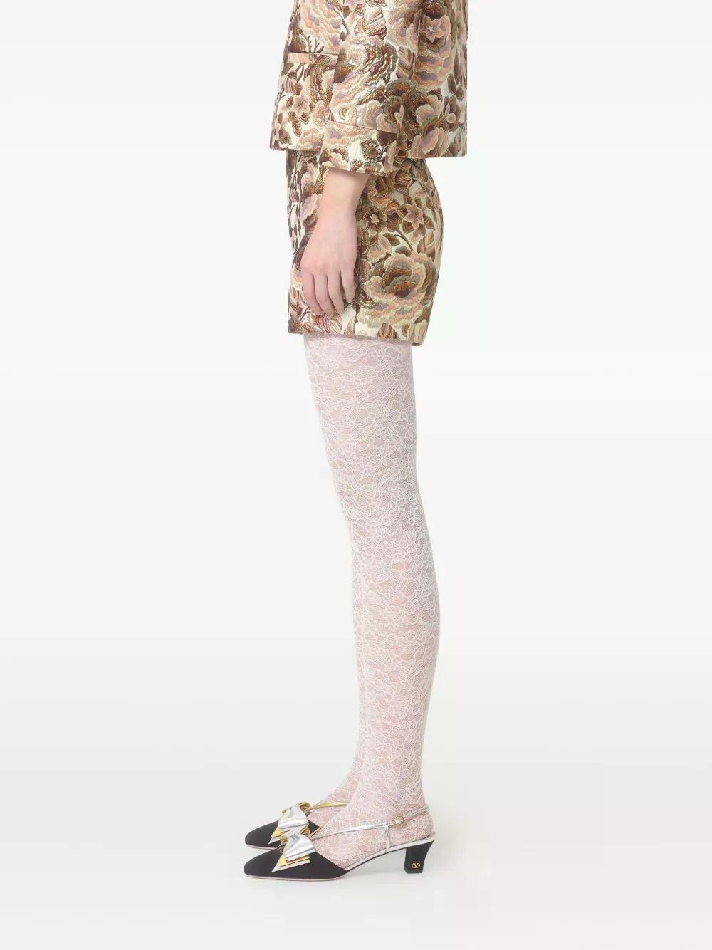 VALENTINO Floral-Jacquard Shorts
