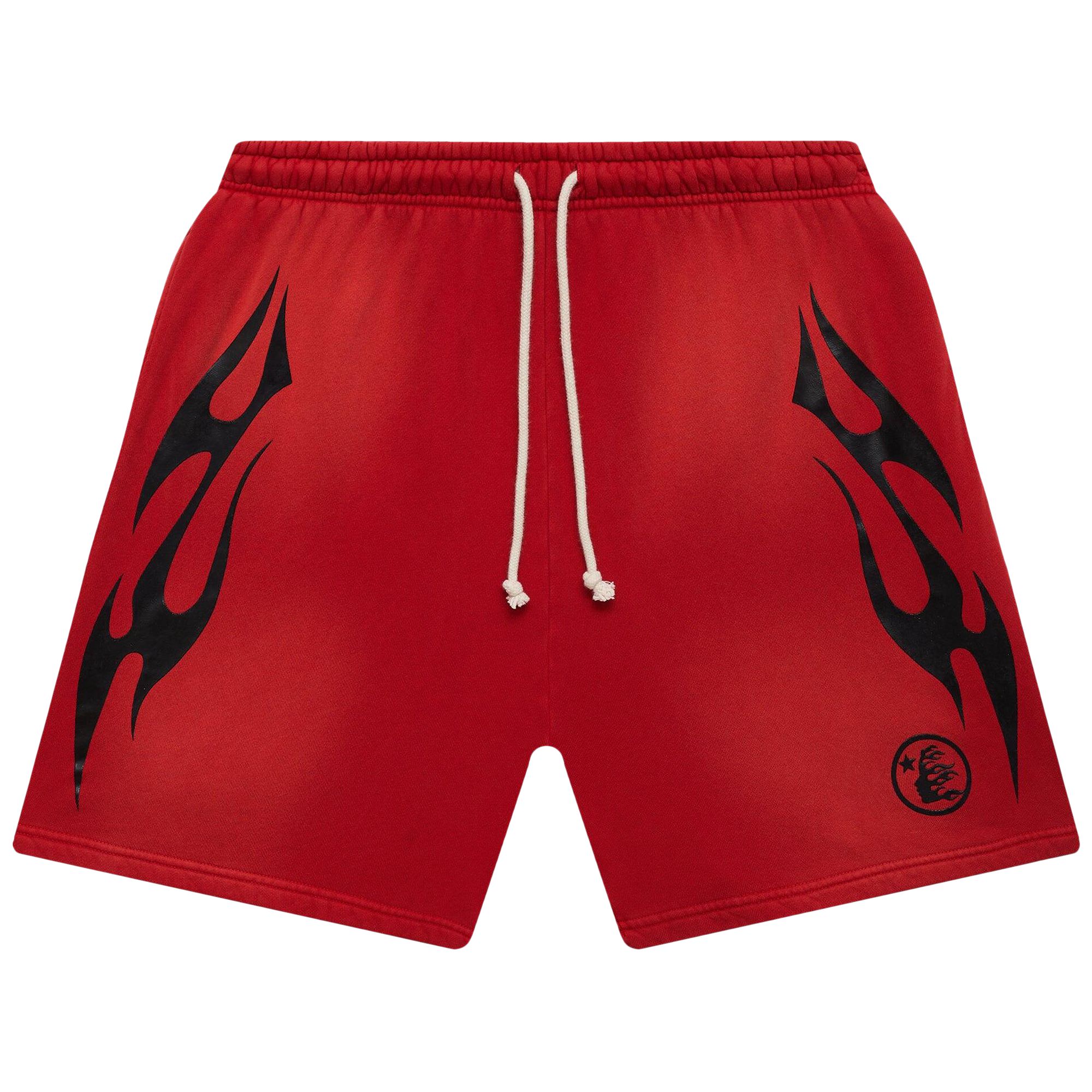 Hellstar Flame Track Shorts - Black | Editorialist