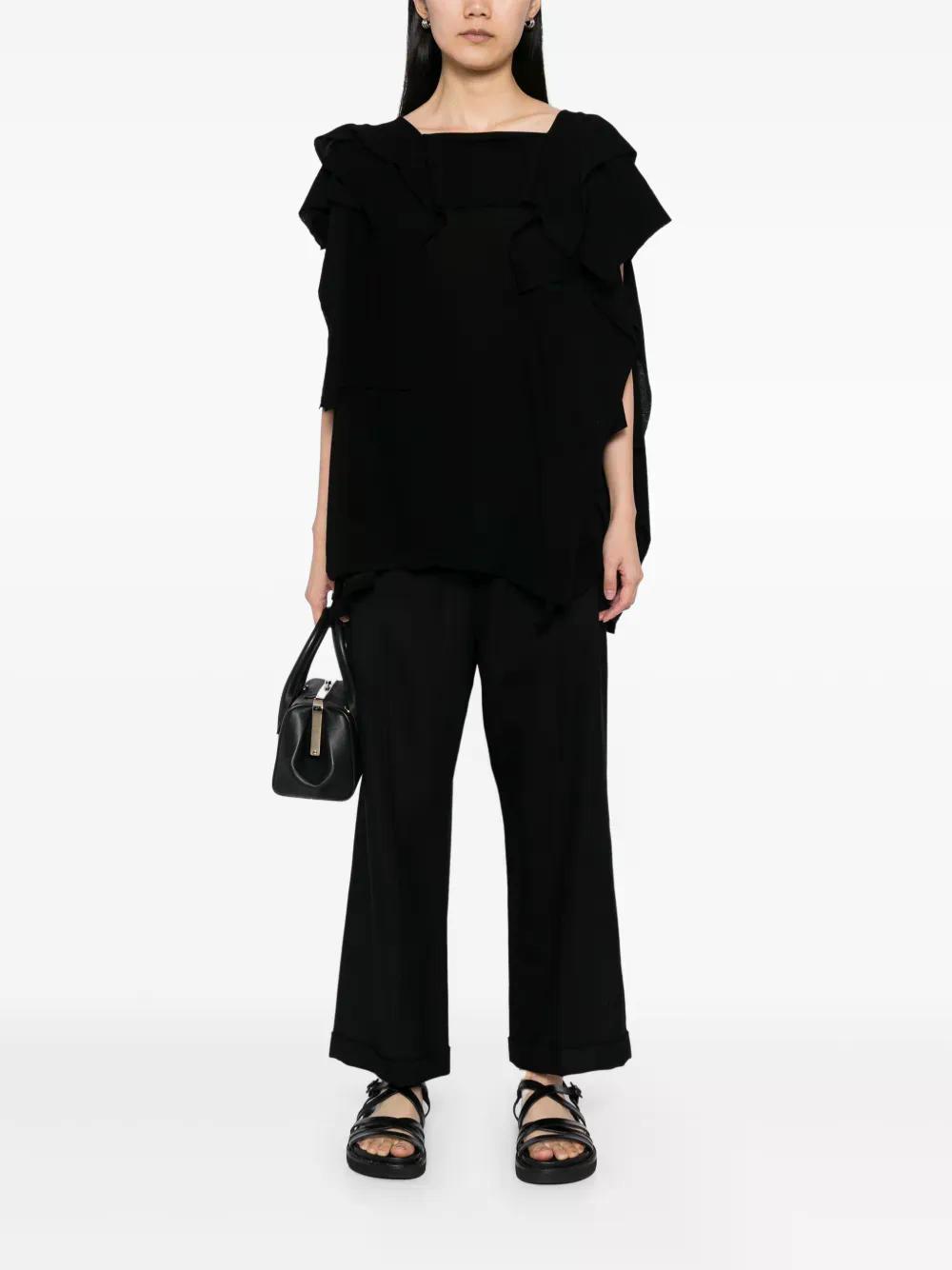 YOHJI YAMAMOTO Draped Twisted Vest