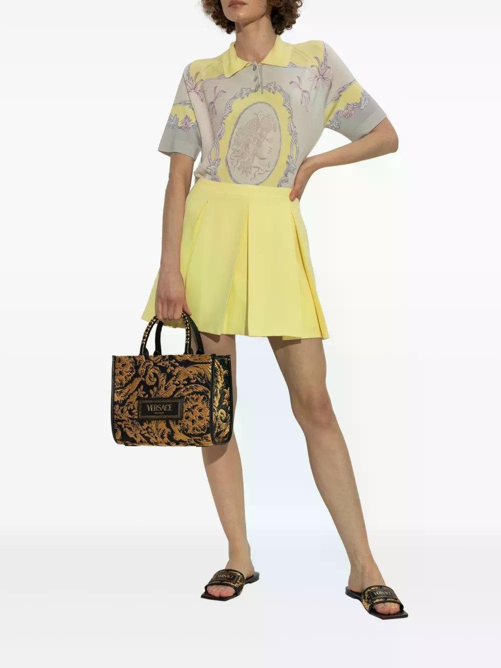 VERSACE Theia Barocco Flat Sandals