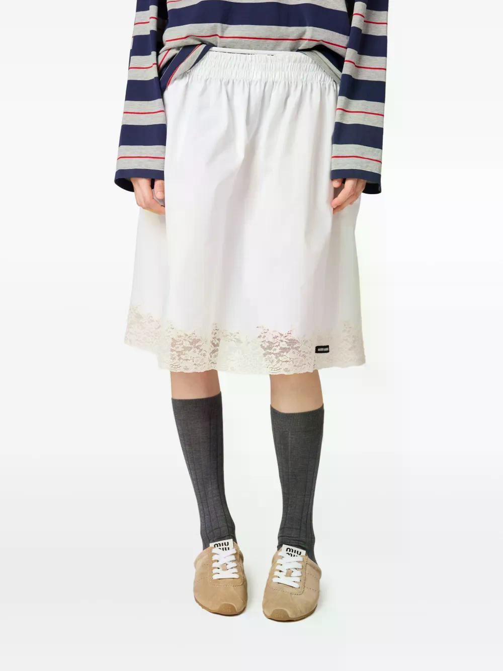 MIU MIU Miu Miu Plume Suede Sneakers