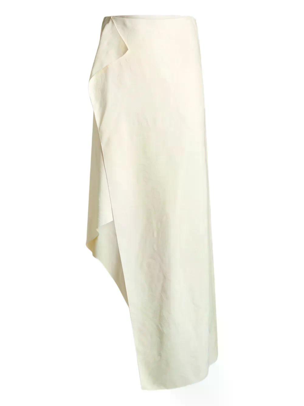 Etro Asymmetric Midi Skirt - Neutrals - 44% Off | Editorialist
