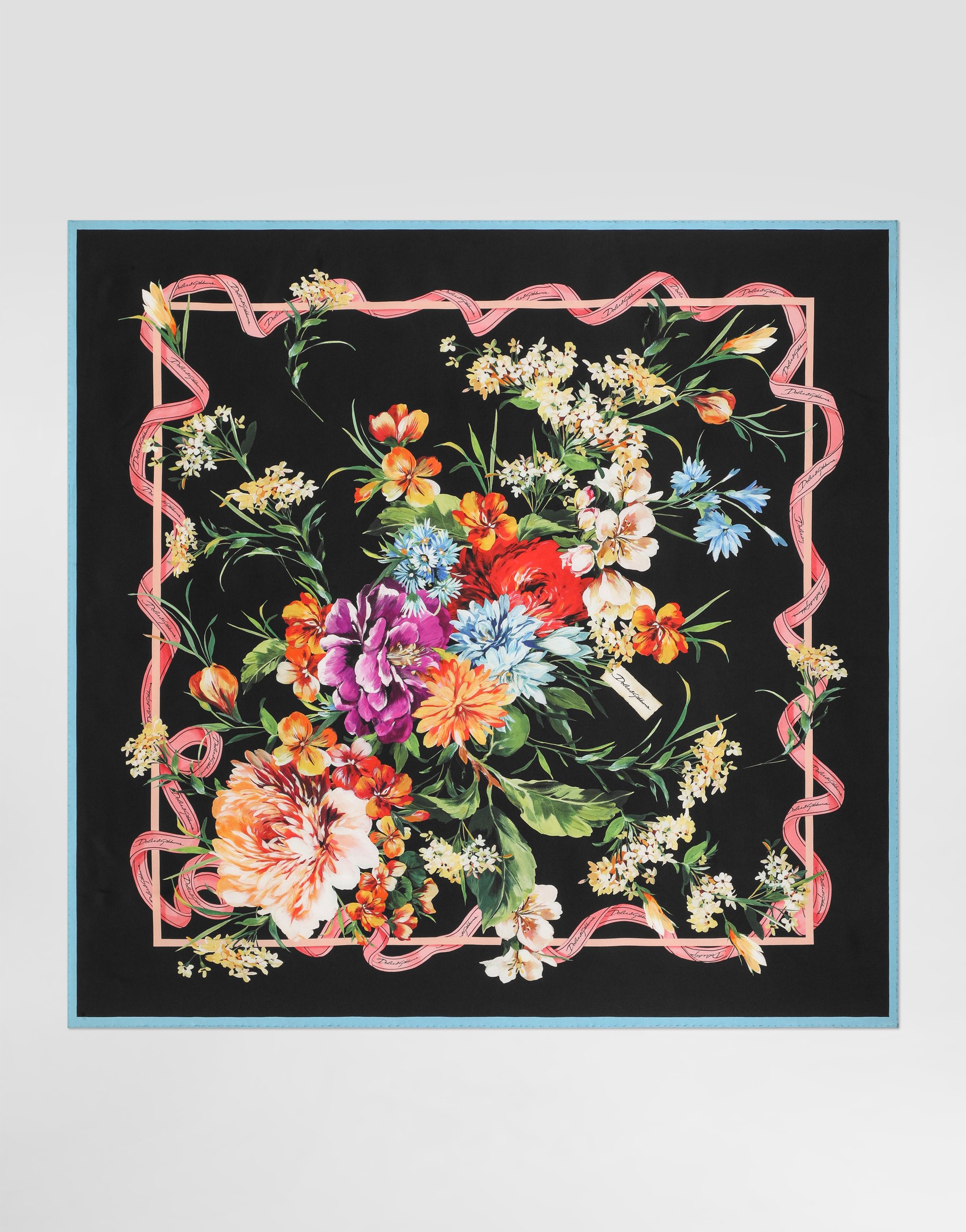 DOLCE & GABBANA Dolce & Gabbana Cotton and Silk Shirt with Embroidered Collar Detail