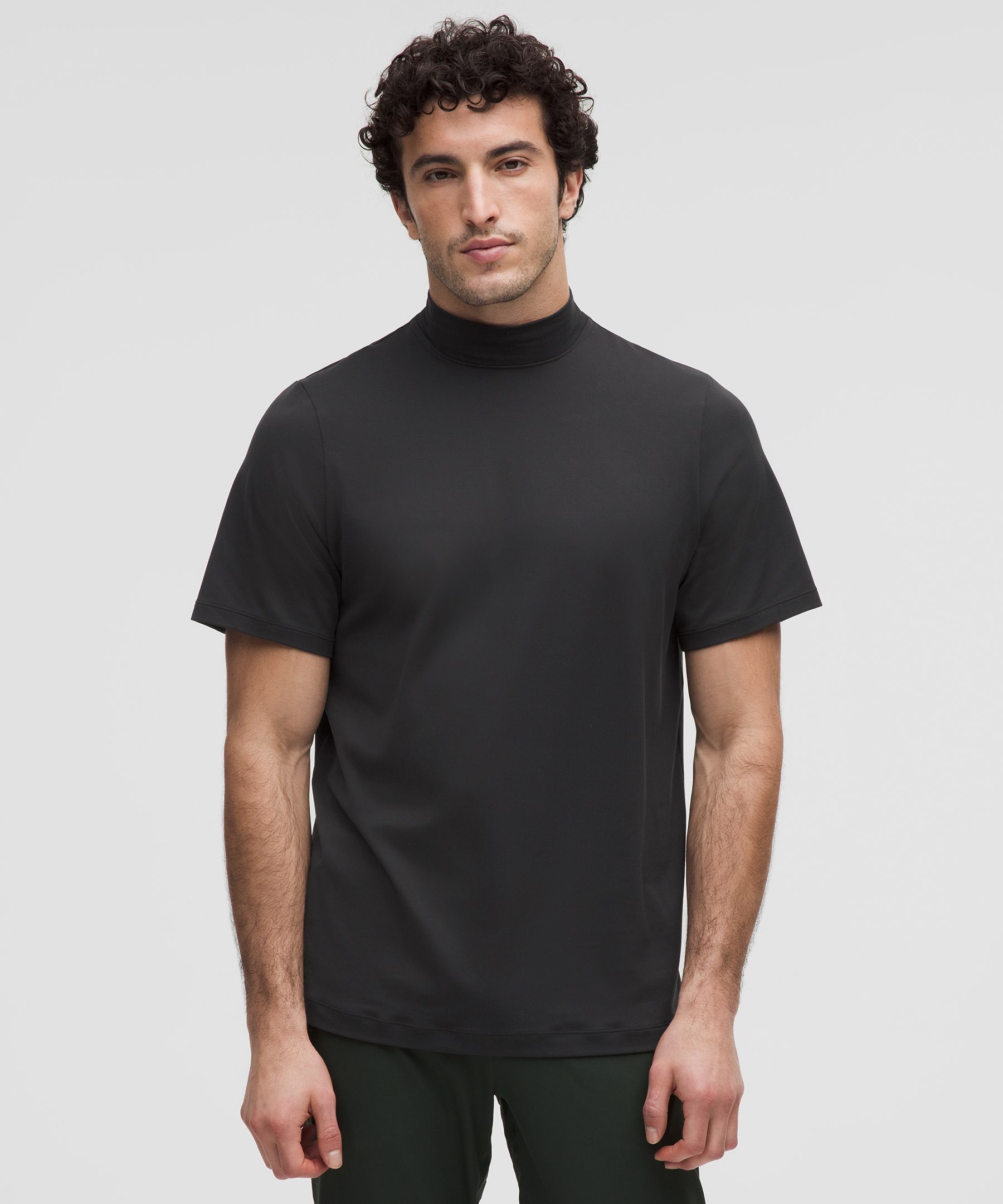 Lululemon Mockneck Lightweight Golf Shirt In Black - 33% Off