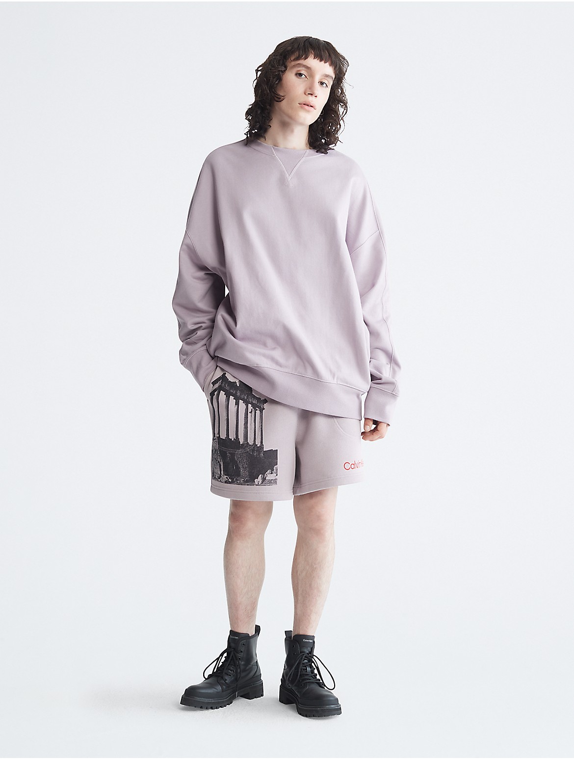 CALVIN KLEIN Graphic Fleece Shorts