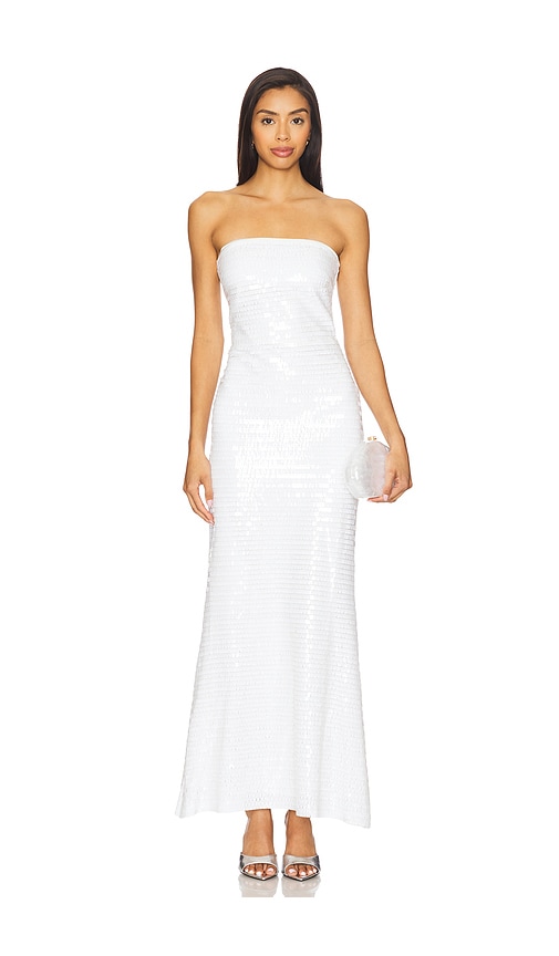 SIMONMILLER SIMONMILLER Sculpty Strapless Sequin Dress