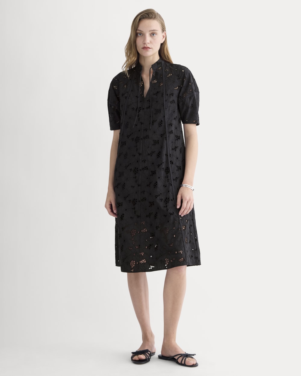 EVERLANE Everlane Eyelet Midi Dress