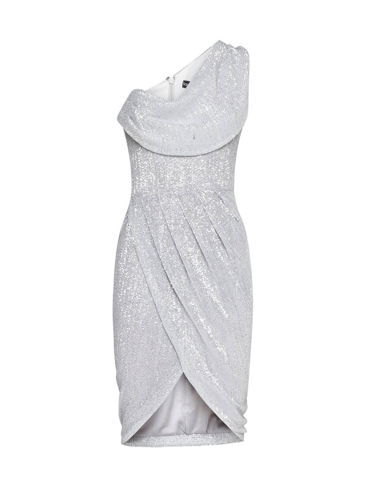Lavish Alice One-Shoulder Sequin Dress In Silver - 42% Off | Editorialist Lavish Alice One-Shoulder Sequin Dress In Silver - 42% Off | Editorialist