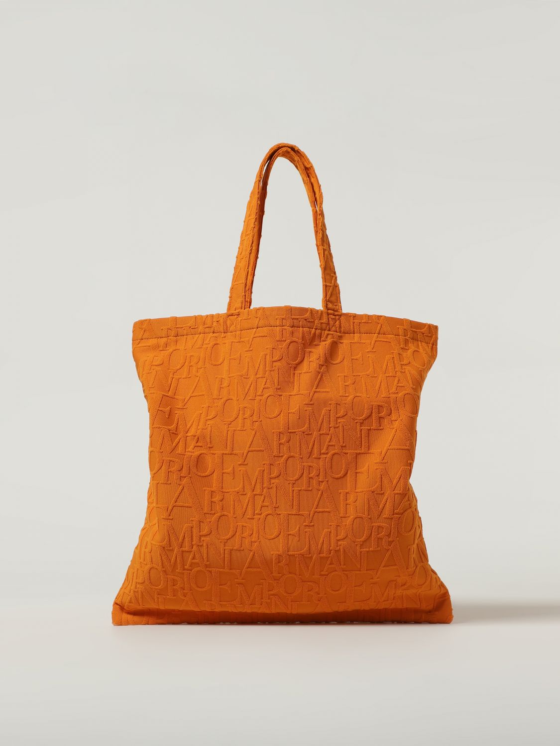 トートバッグ EMPORIO ARMANI Woman Tote bags Orange EX000013AF12963 U3079 Emporio Armani Tote Bag - Orange - 30% Off | Editorialist