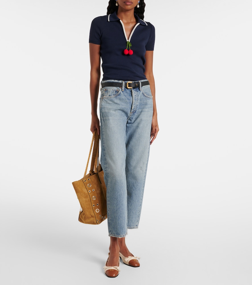 AGOLDE Parker Mid-Rise Straight Jeans
