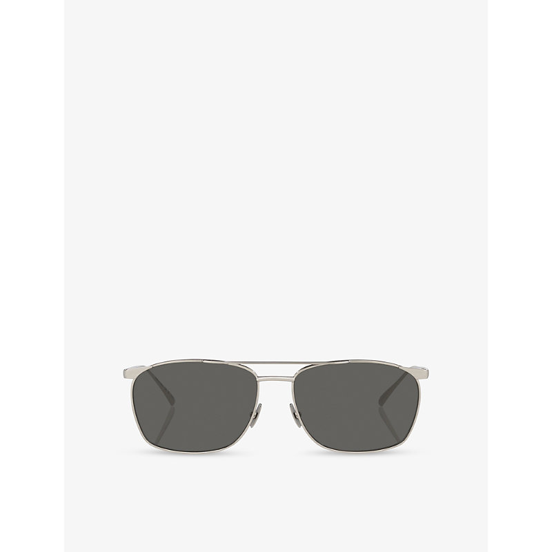 Saint Laurent Square-Frame Recycled Acetate Sunglasses  display picture 1