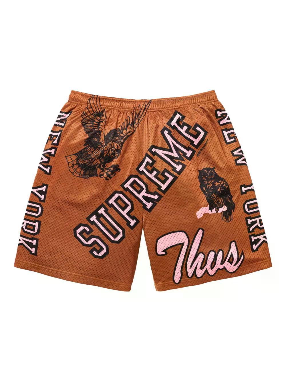 Supreme Varsity Mesh Shorts - Orange | Editorialist