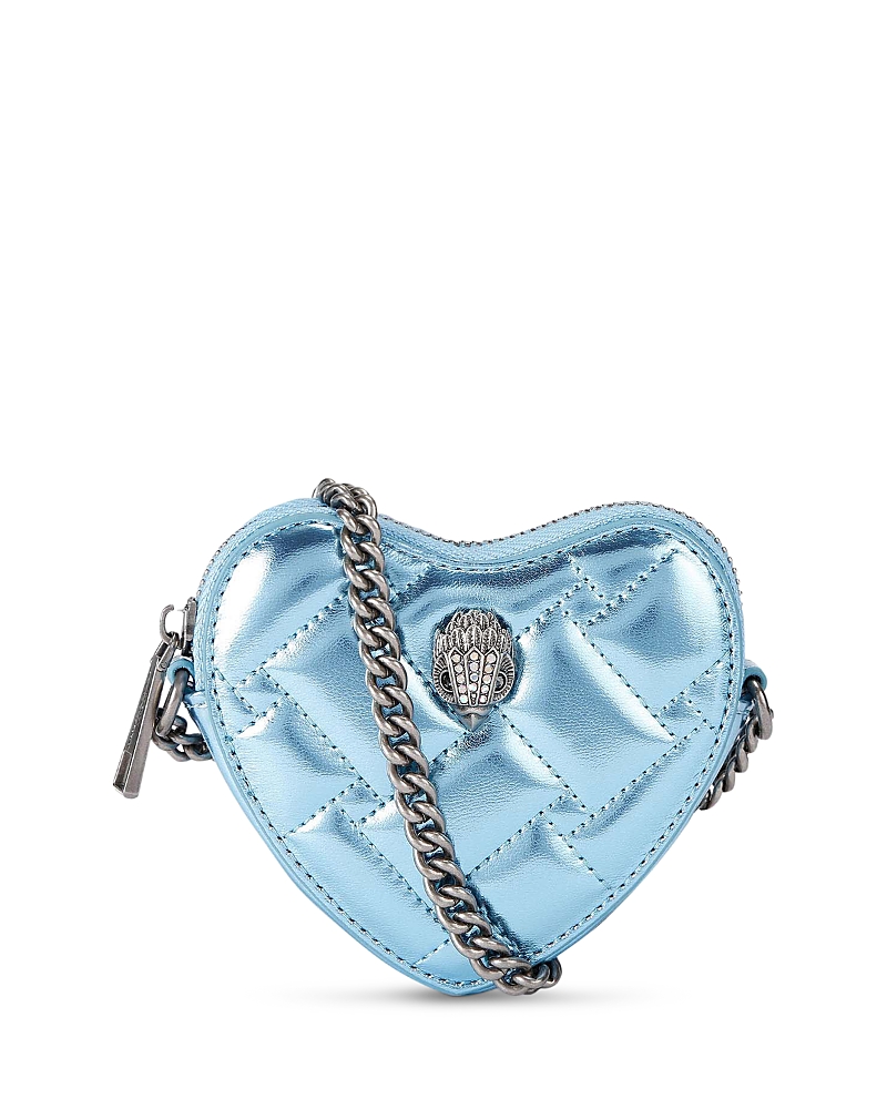 Kurt Geiger Micro Heart Crossbody Medium Blue Editorialist