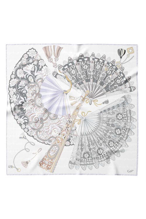 ELIZABETTA Venetian Fan Silk Bandana