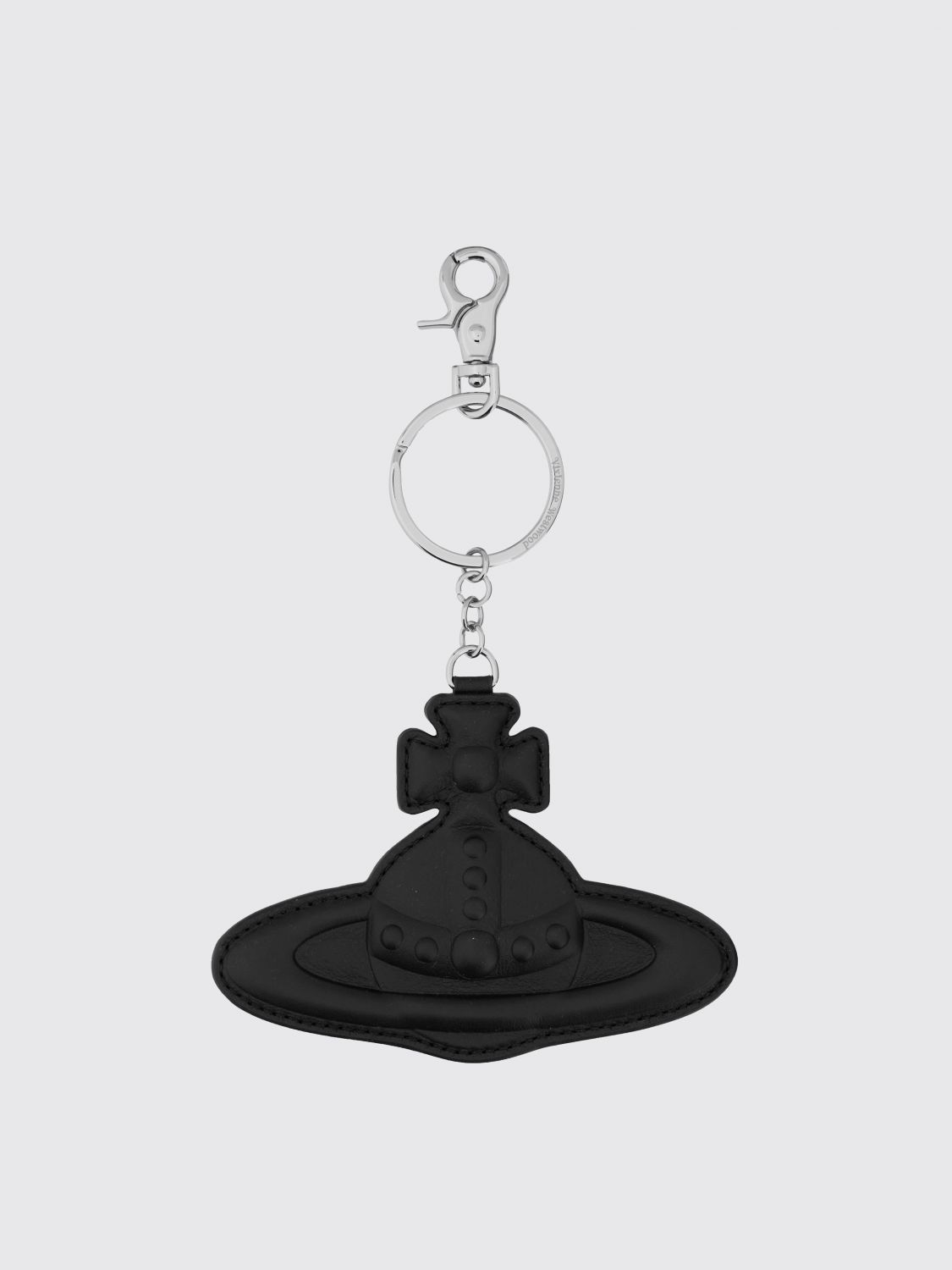 Vivienne Westwood Betty Charm Key Holder - Black,Silver | Editorialist