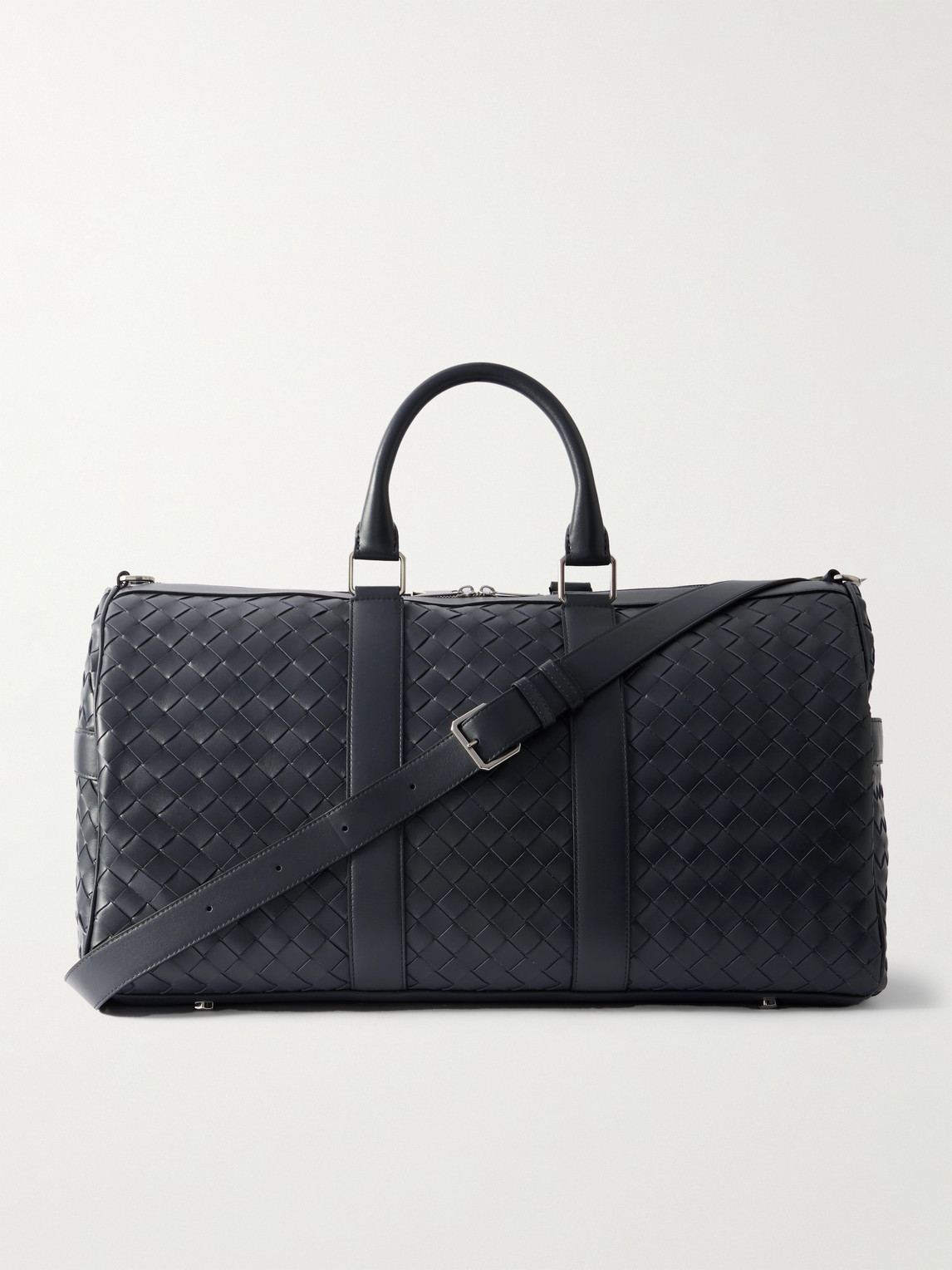 BOTTEGA VENETA Intrecciato Leather Weekend Bag