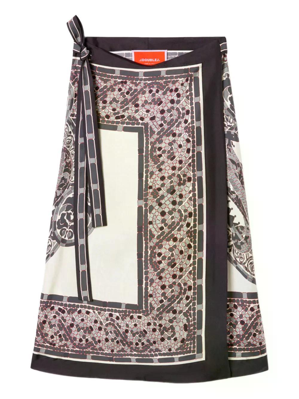 LA DOUBLEJ Silk Pareo Skirt