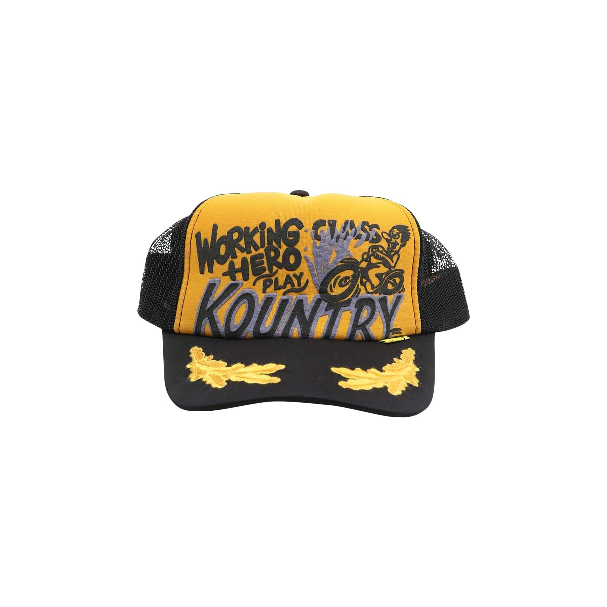 Kapital Kountry Racer Trucker Cap - Orange | Editorialist