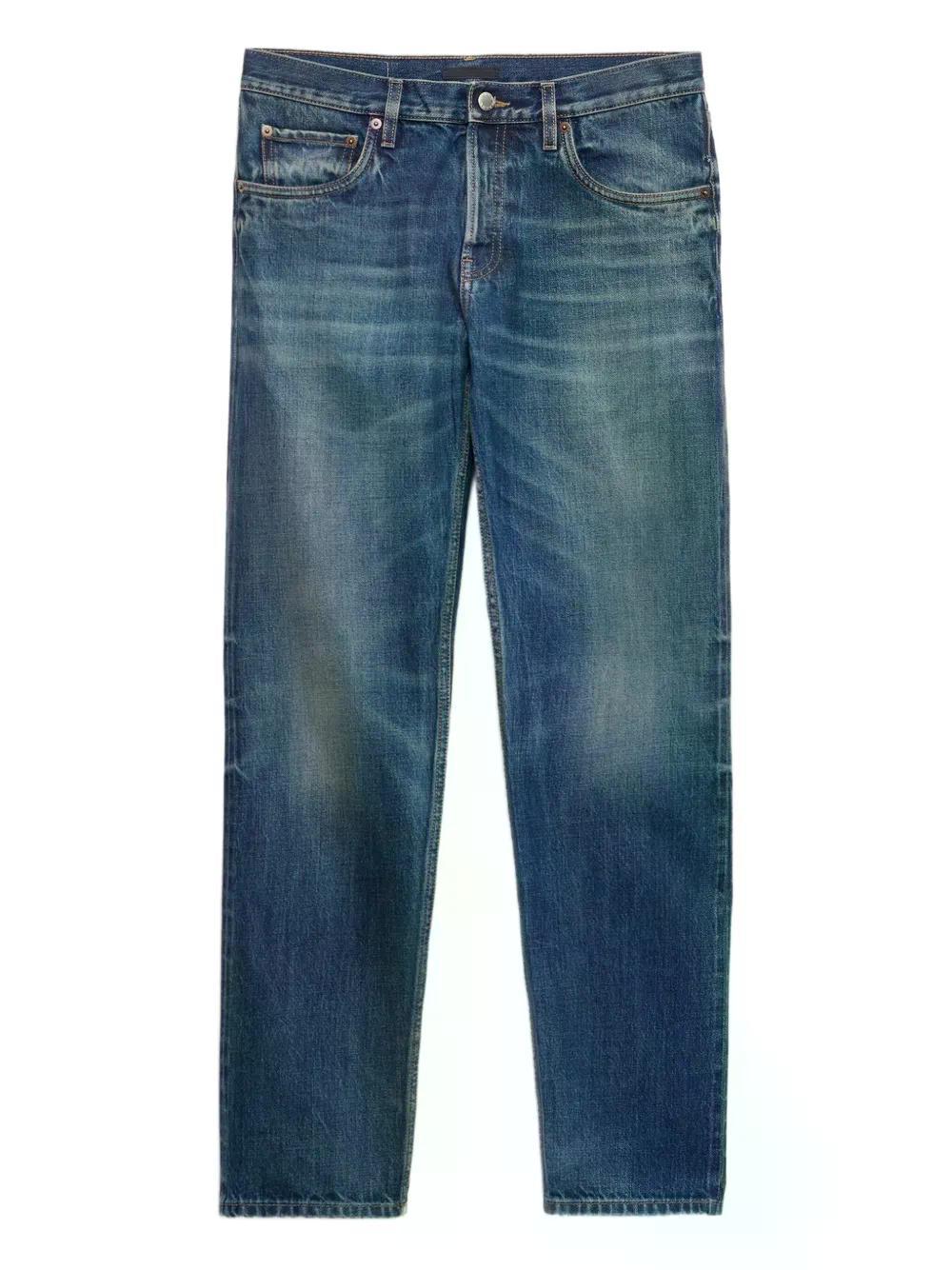 Prada Selvedge Straight-Leg Jeans - Blue | Editorialist