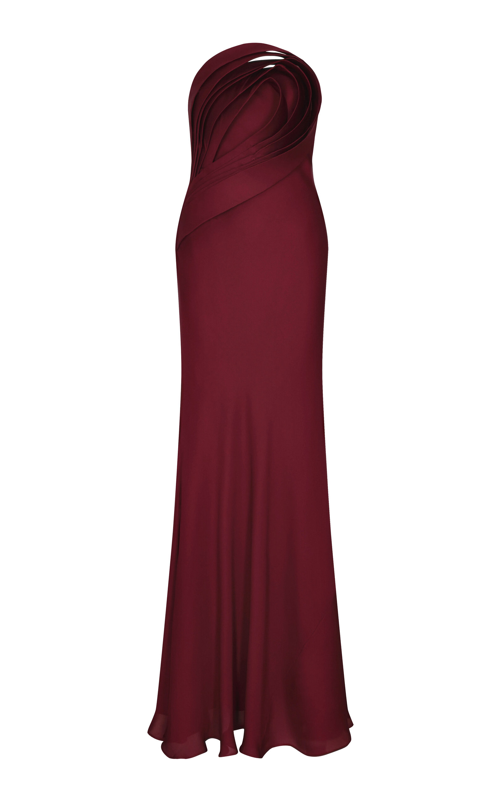 Andres Otalora Un Gesto Gathered Maxi Dress - Gold | Editorialist Andres Otalora Un Gesto Gathered Maxi Dress - Gold | Editorialist