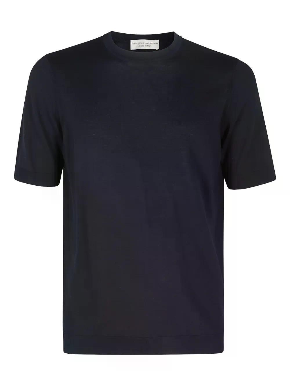Filippo De Laurentiis Short-Sleeved T-Shirt - Blue - 13% Off