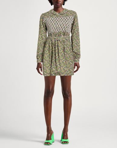 MAISON KITSUNÉ MAISON KITSUNÉ Military Cotton Mini Dress