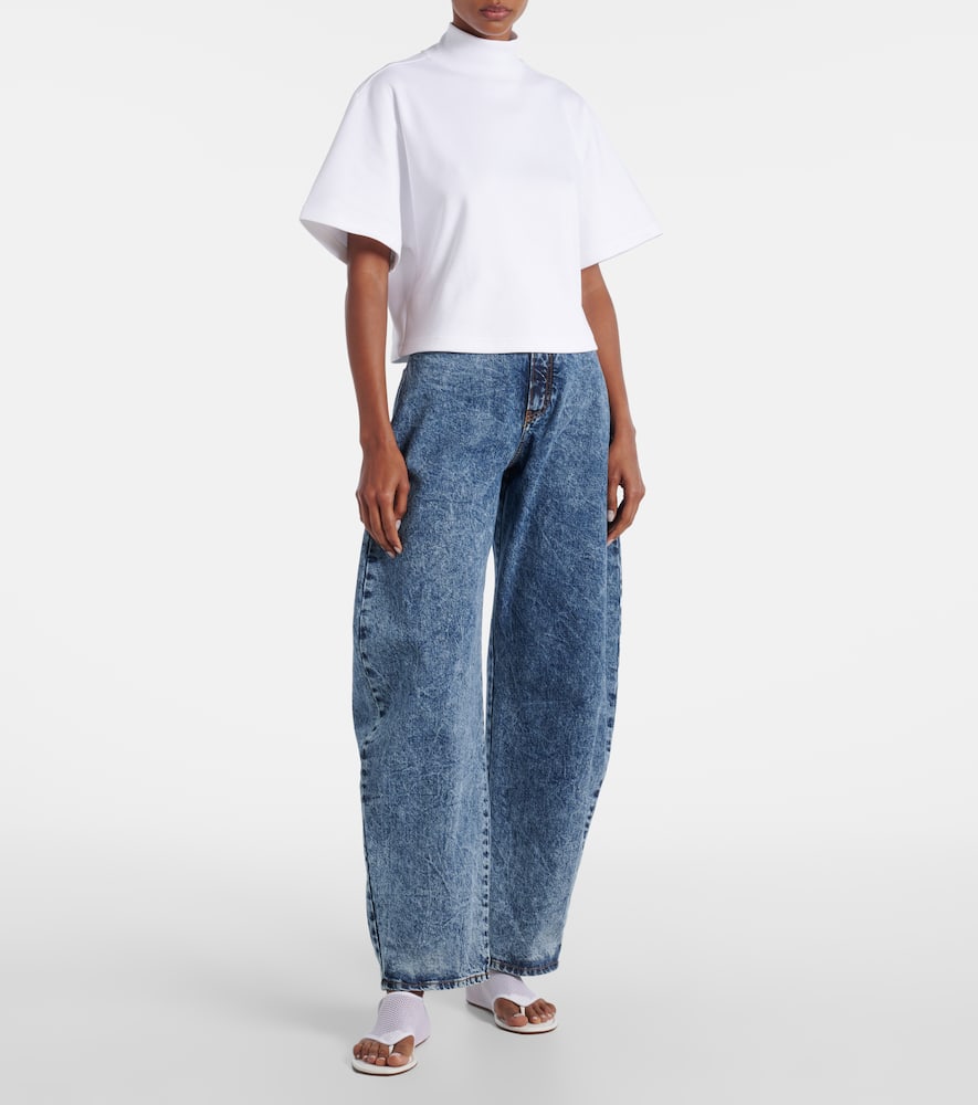 ALAÏA Alaïa Flex Mesh Thong Sandals