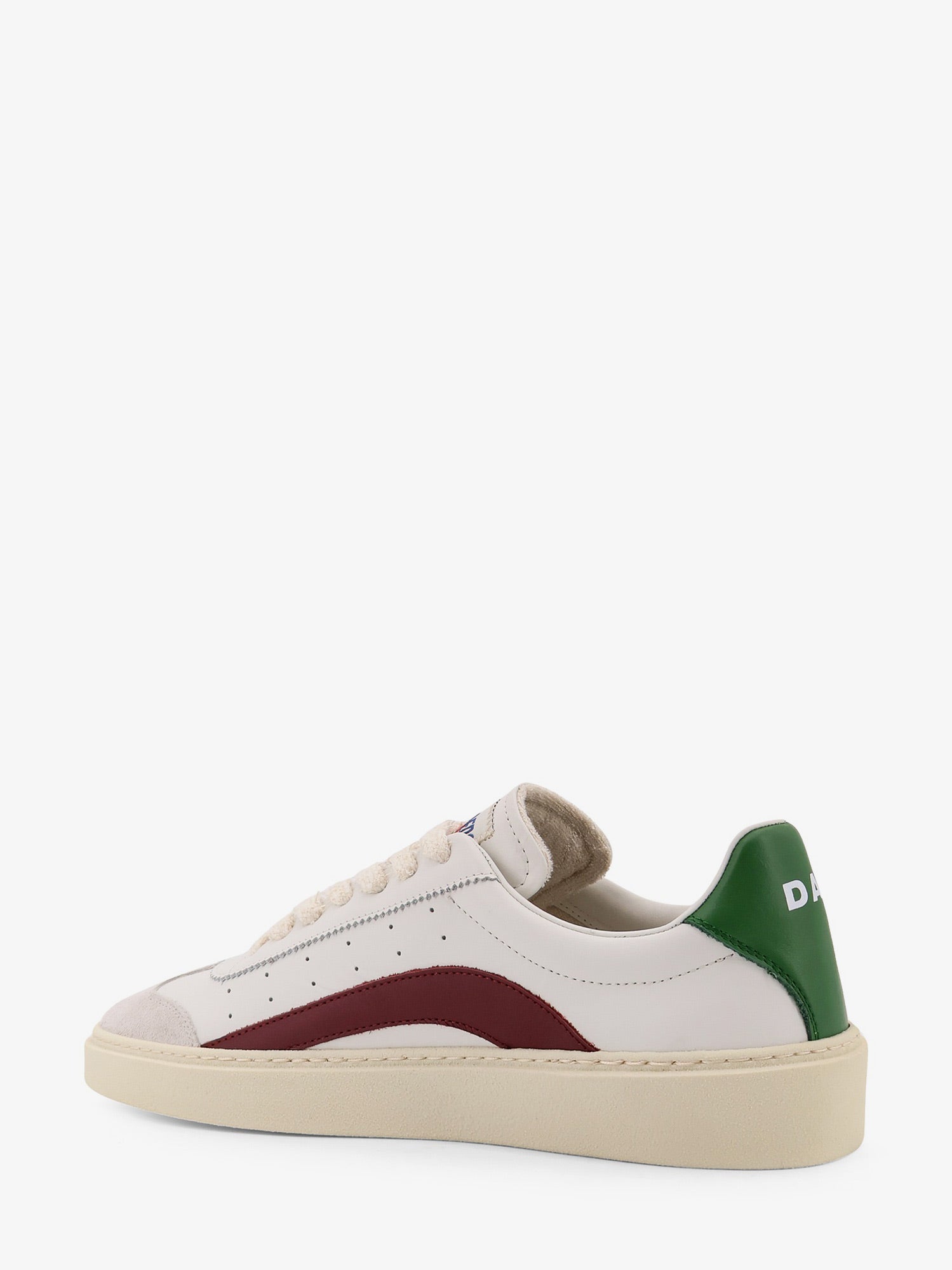 Dsquared2 Rider Leather Low-Top Sneakers - White | Editorialist