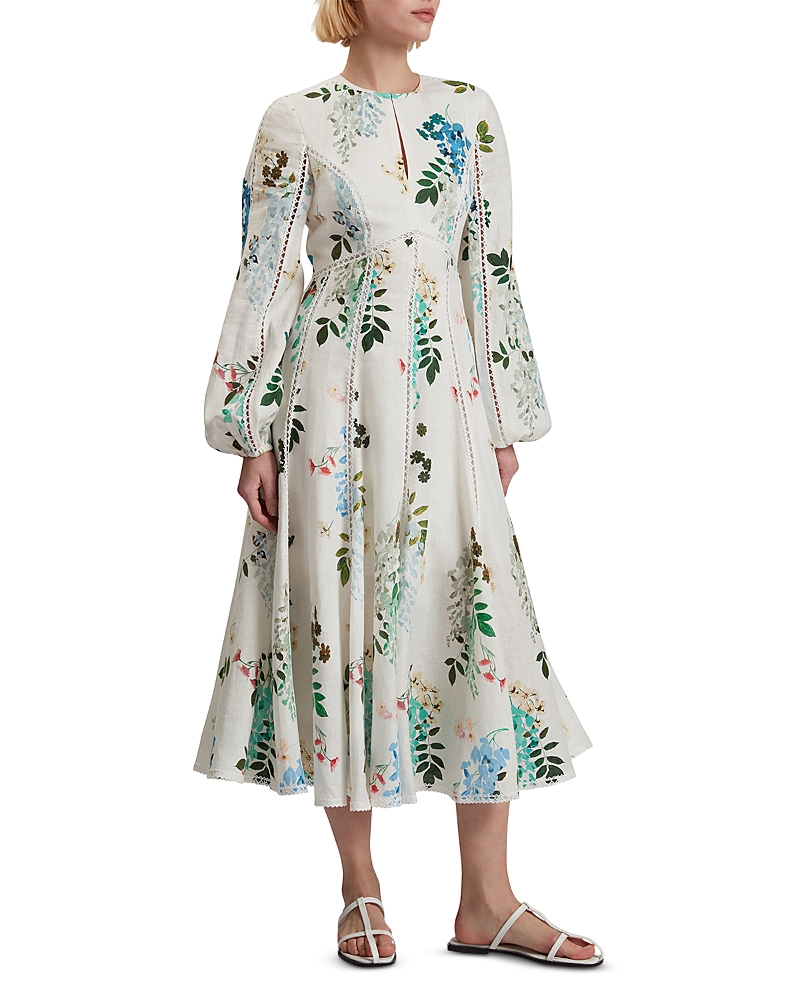 Ted Baker London Tealan Floral Linen Dress In Ivory - 70% Off | Editorialist Ted Baker London Tealan Floral Linen Dress In Ivory - 70% Off | Editorialist
