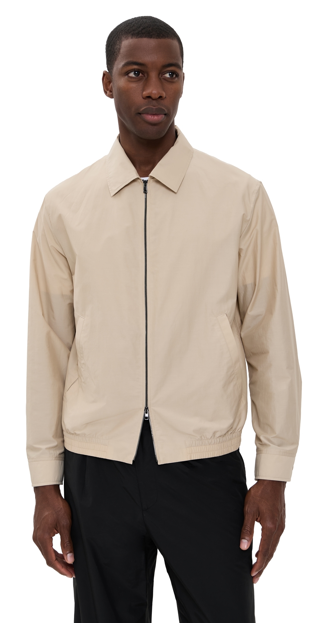 Theory Zip Blouson Jacket - Chino - 40% Off | Editorialist