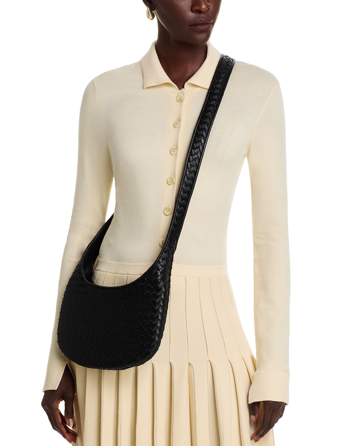 BOTTEGA VENETA Intrecciato Leather Crossbody Bag