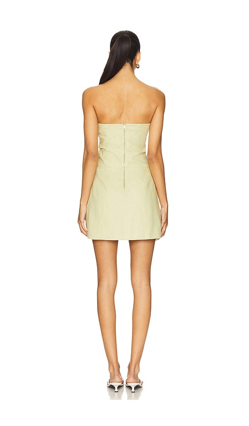 abeni linen dress Reformation Abeni Linen Dress - White