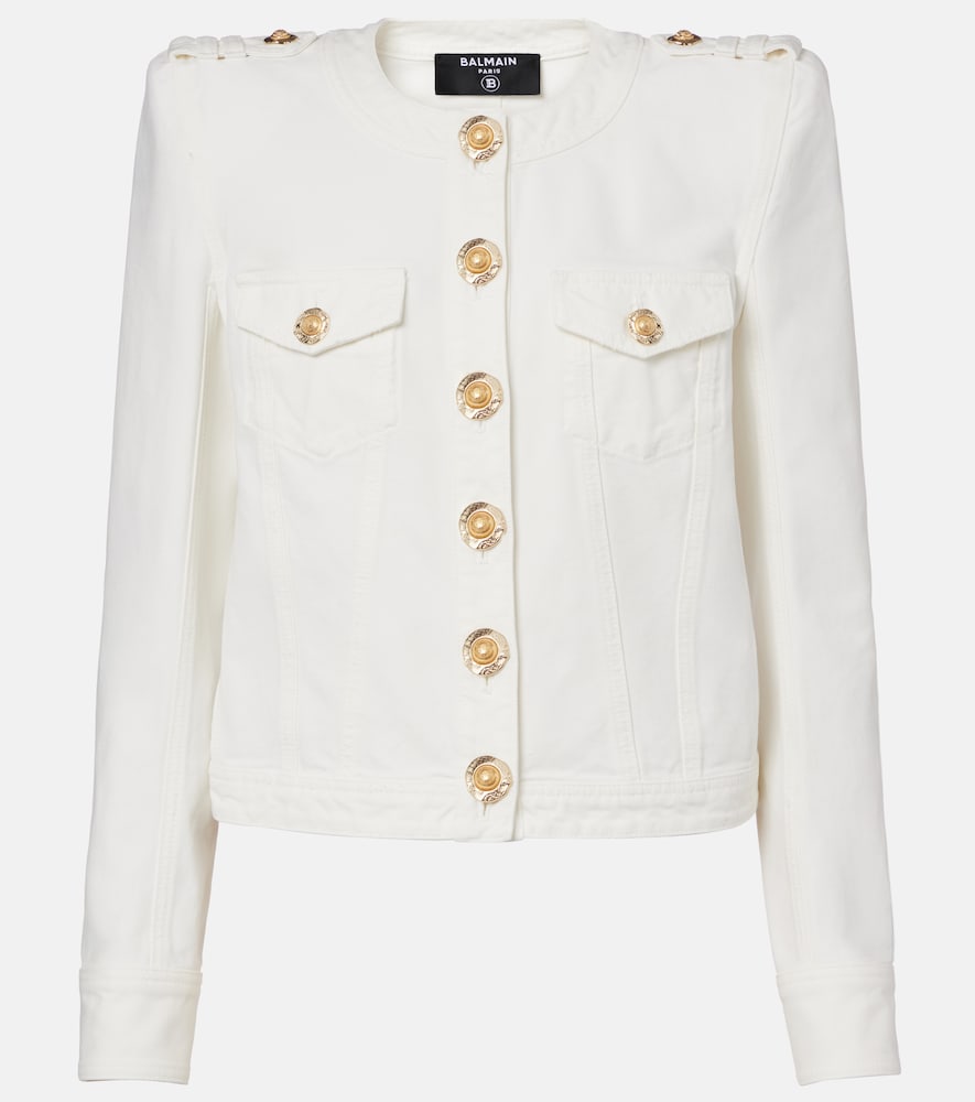 BALMAIN Cotton Canvas Jacket