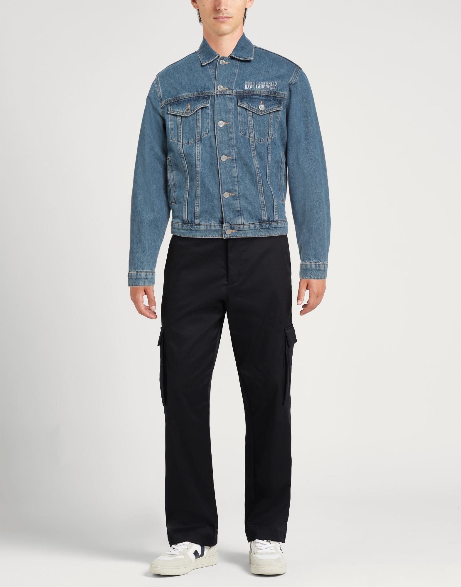 KARL LAGERFELD Denim Trucker Jacket