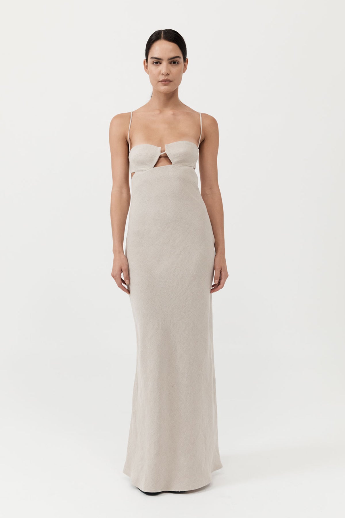 St. Agni Linen Resort Dress - Natural | Editorialist St. Agni Linen Resort Dress - Natural | Editorialist