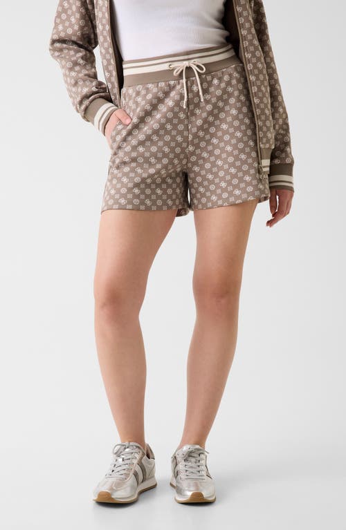 GUESS Tie Waist Printed Shorts