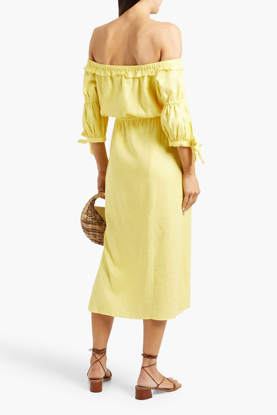 House Of Cb Sophia Lace Midi Dress - Ivory | Editorialist House Of Cb Sophia Lace Midi Dress - Ivory | Editorialist