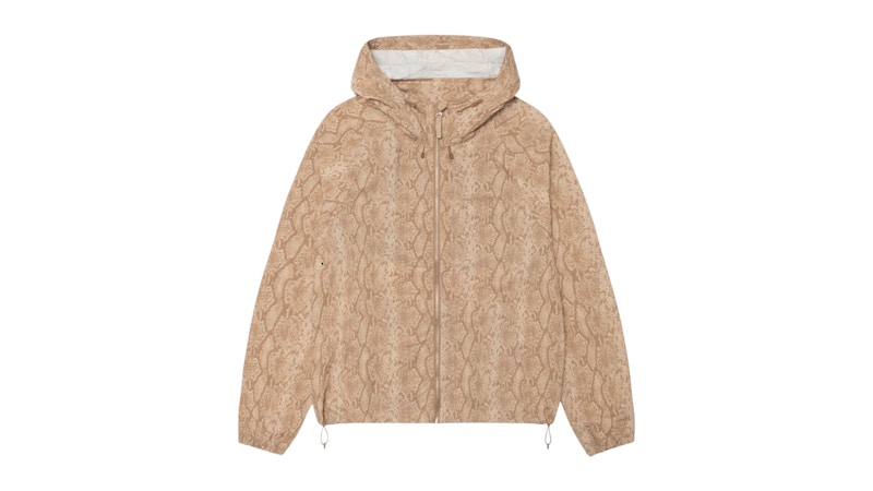 StüSsy Printed Nylon Shell Jacket - Khaki | Editorialist