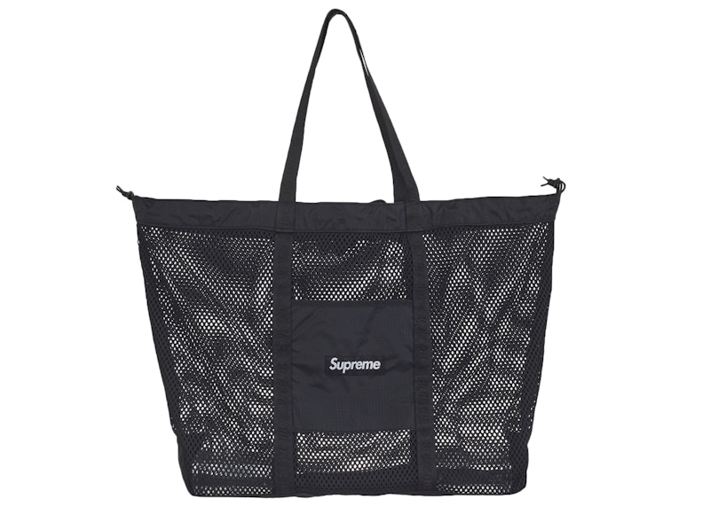 Supreme Mesh Tote Bag - Black | Editorialist