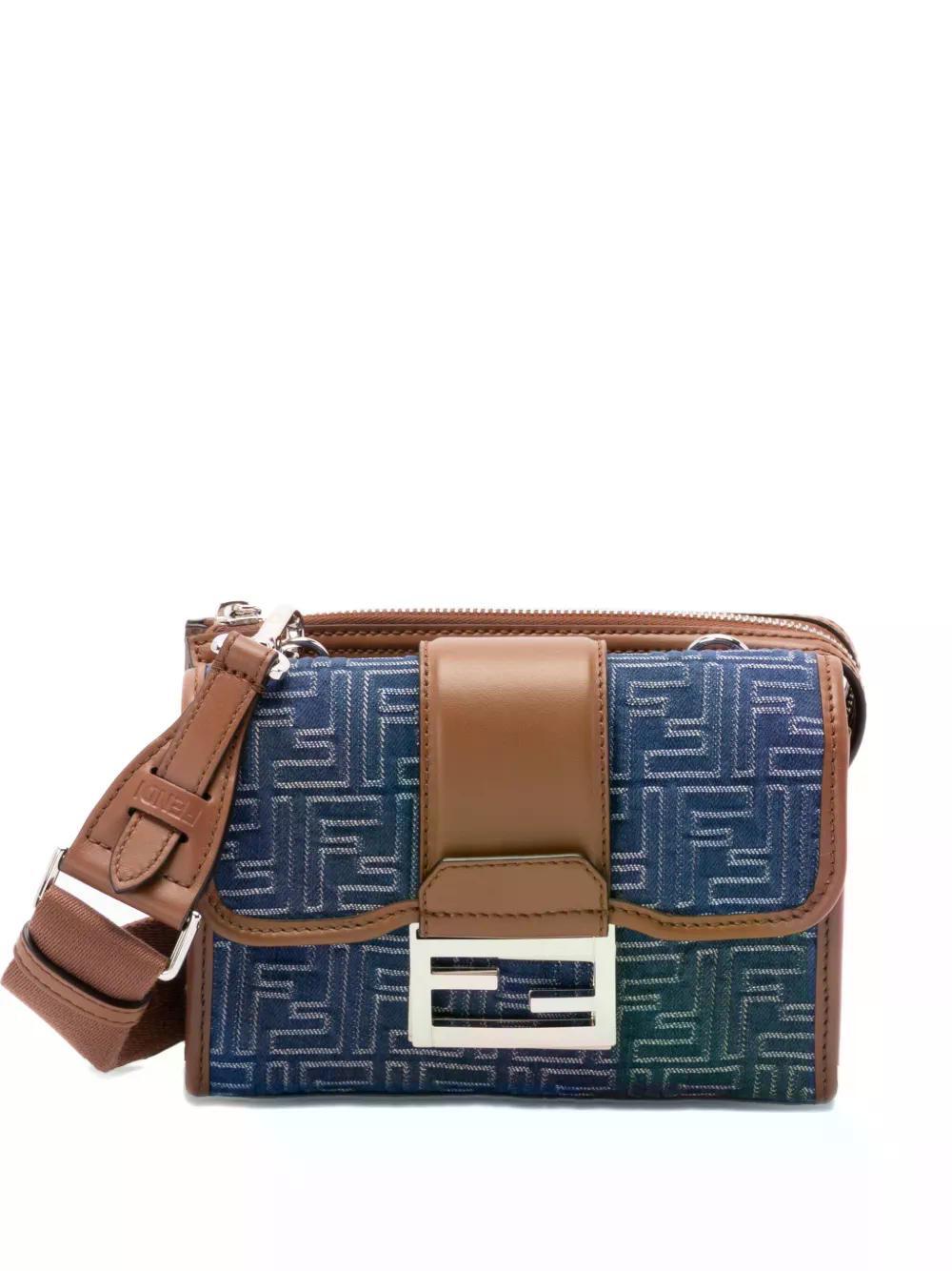FENDI Fendi FF Monogram Straight Leg Jeans