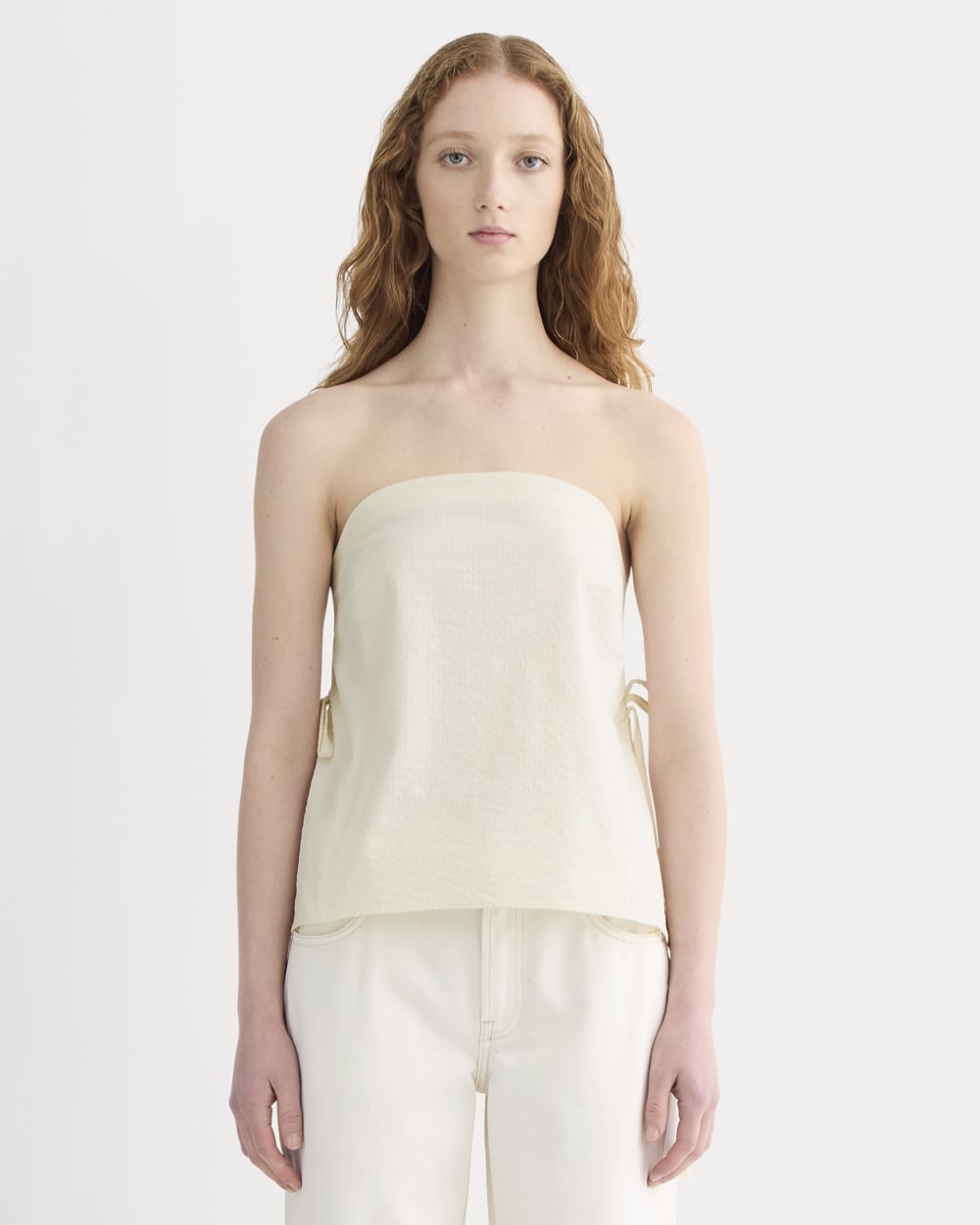 EVERLANE EVERLANE Seersucker Tube Top