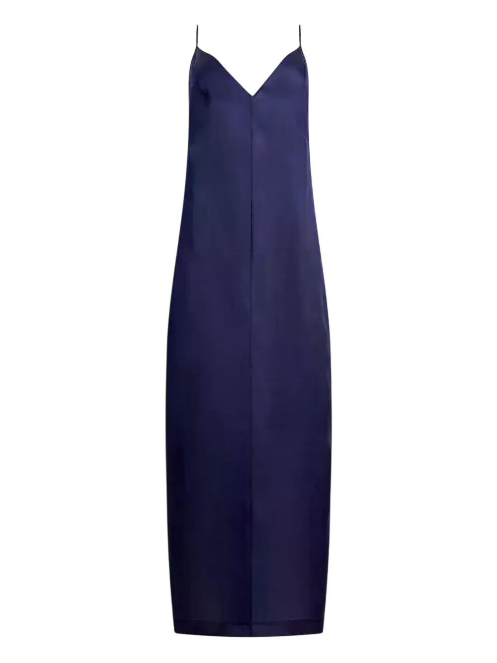 KHAITE Tulula Satin Slip Maxi Dress